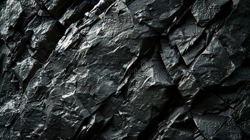 Black Rock Wall Texture stock illustration. Illustration of structure ...