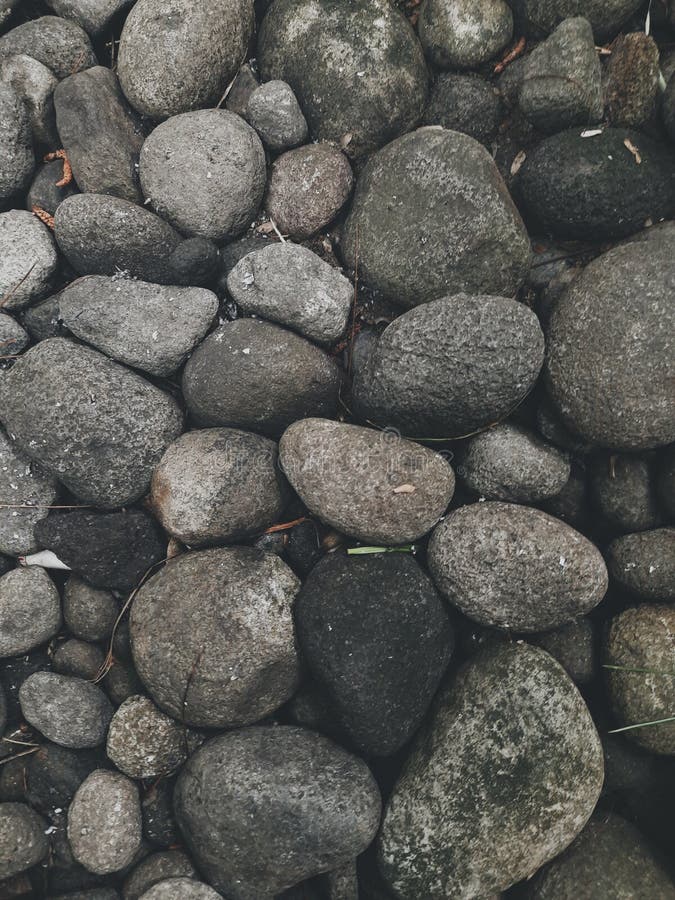 Black Rocks Background at the Land Stock Photo - Image of great ...
