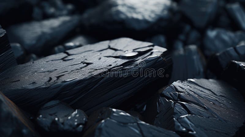 Black Rocks with Water Droplets, Suitable for Nature Themes Stock Photo ...