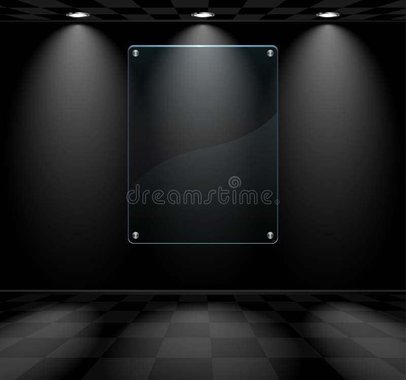 Room Black Glass Placeholder Stock Illustrations – 5 Room Black Glass ...