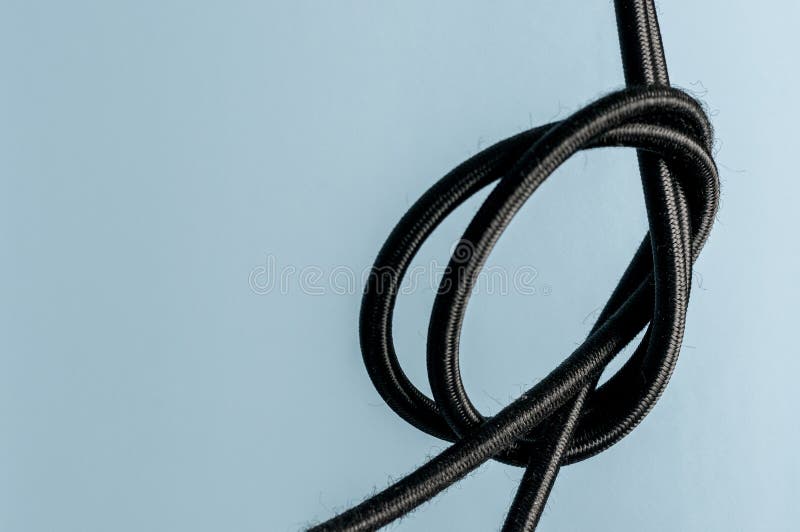 Black rope knot stock photo. Image of anchor, connection - 46425400