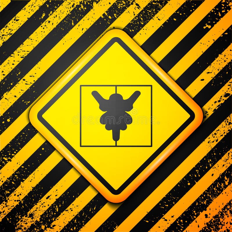 Pop Art Rorschach Test Icon Isolated on Color Background. Psycho ...