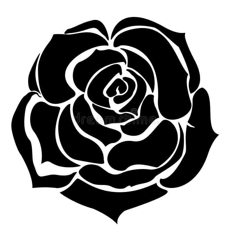Black Rose Vector Flower Clip Art Stock Vector - Illustration of floral ...