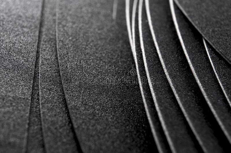 Black Rough Grained Flexible Nail Files for Manicure and Pedicure ...