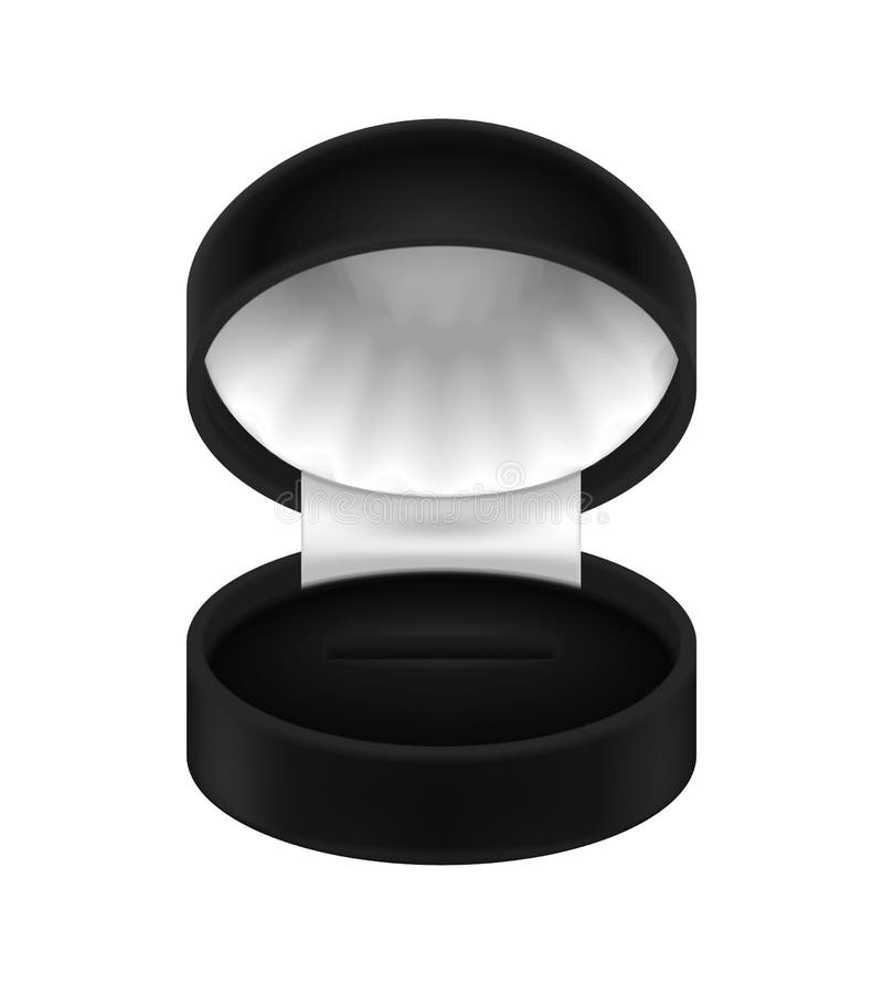 Black Round Case Composition Stock Vector - Illustration of necklace ...