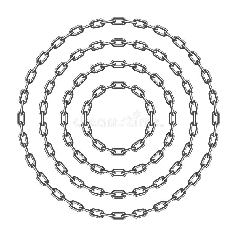 Steel Chain Circle Stock Illustrations – 3,420 Steel Chain Circle Stock ...