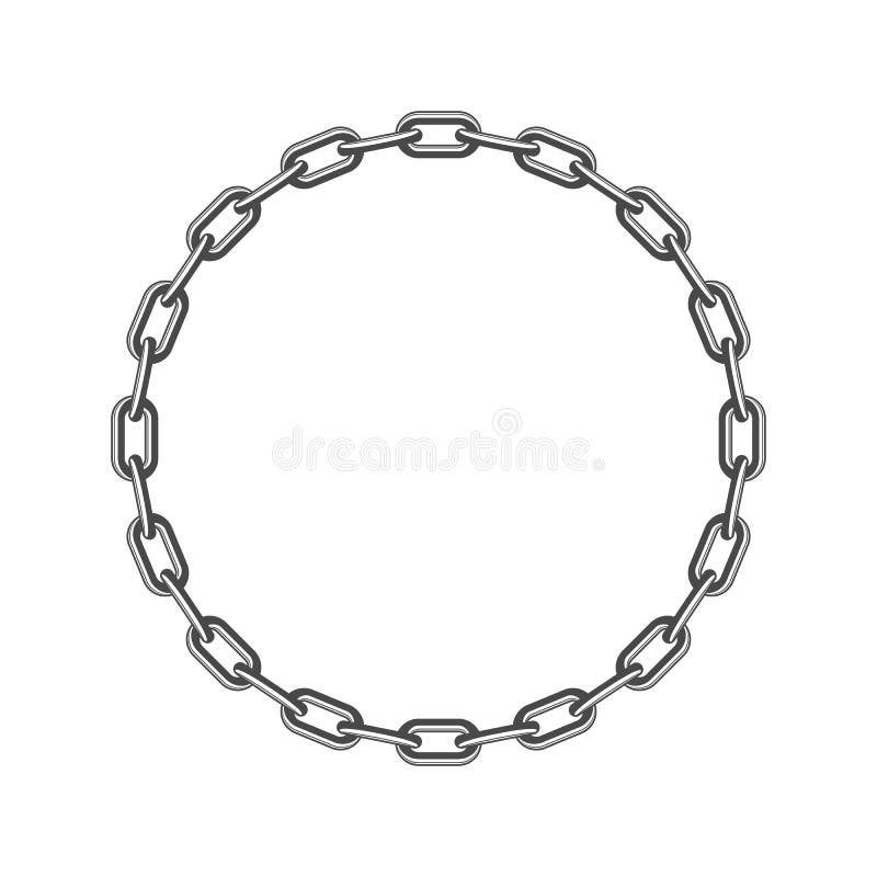Steel Chain Circle Stock Illustrations – 3,420 Steel Chain Circle Stock ...