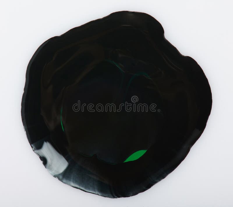 Black ink paint drop stock photo. Image of abstract - 143453416