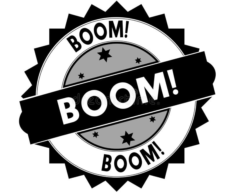 Boom Black Stock Illustrations – 14,747 Boom Black Stock Illustrations ...