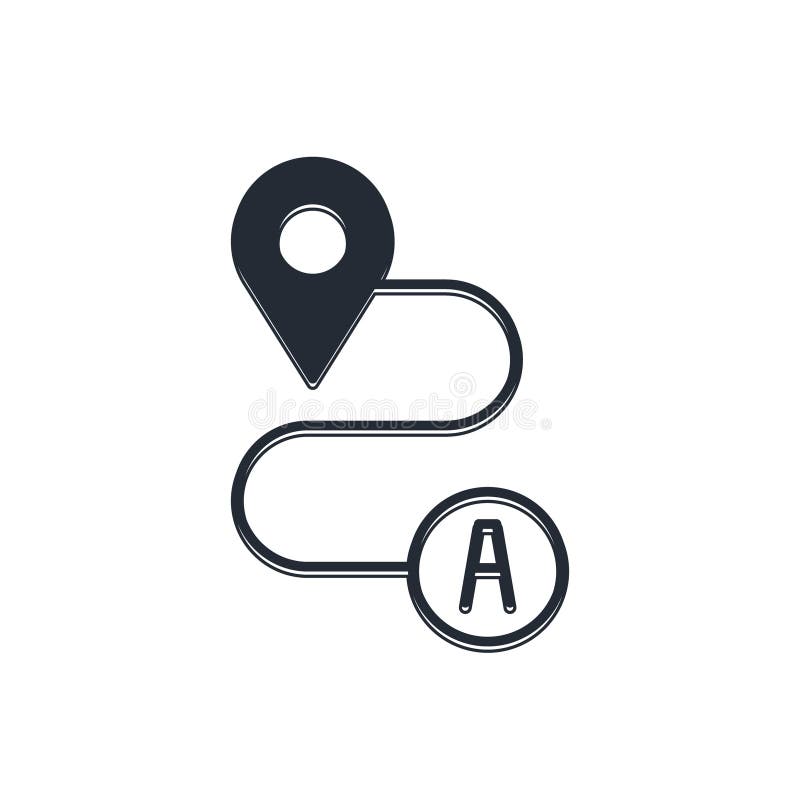 Icon Journey Path Black White Stock Illustrations – 6,286 Icon Journey ...