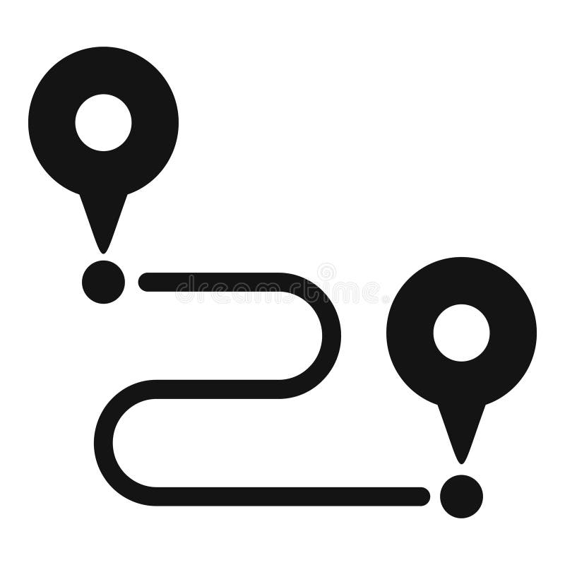 Black Route Map Stock Illustrations – 23,211 Black Route Map Stock ...