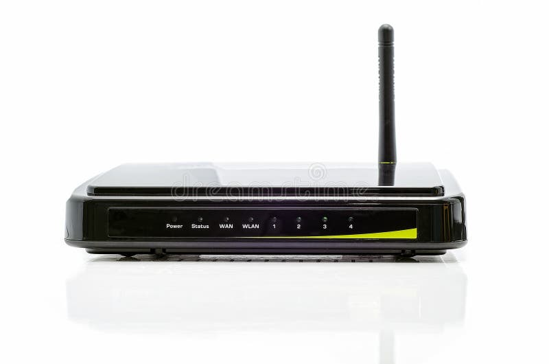 Black router stock photo. Image of internet, electronics - 32263904