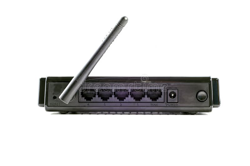 Black router stock image. Image of switch, access, wlan - 32254859