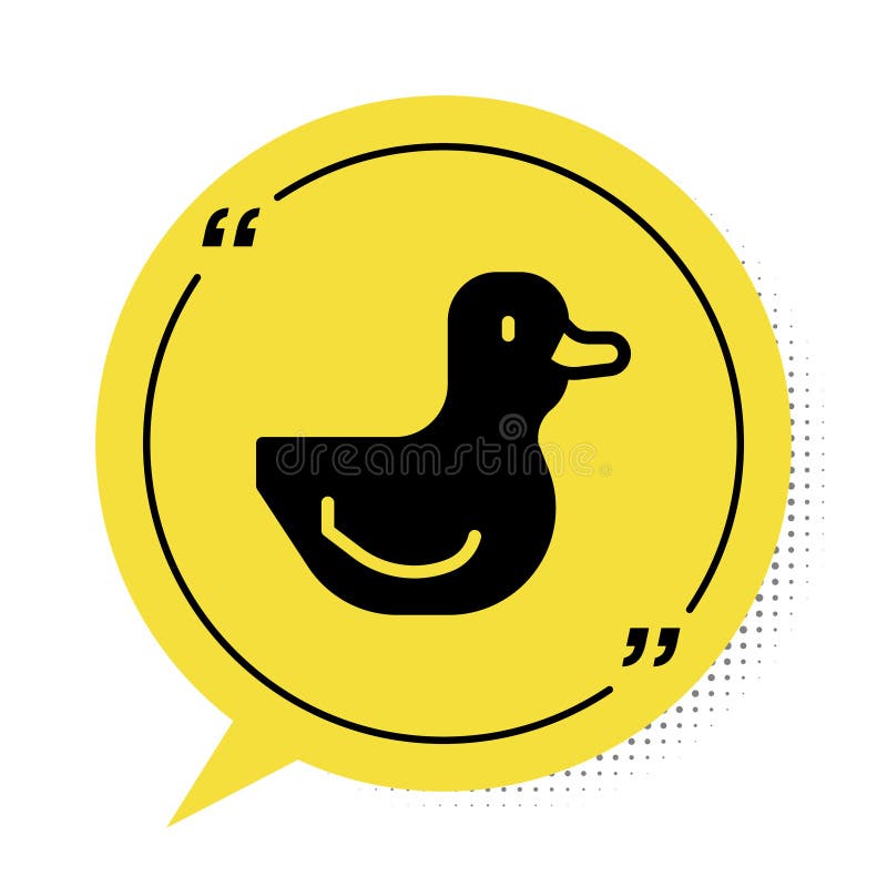 Black Rubber Duck Icon Stock Illustrations – 1,697 Black Rubber Duck ...