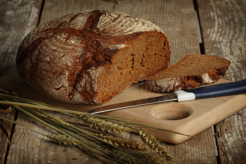 Black rye-bread stock image. Image of traditional, tasty - 16538009