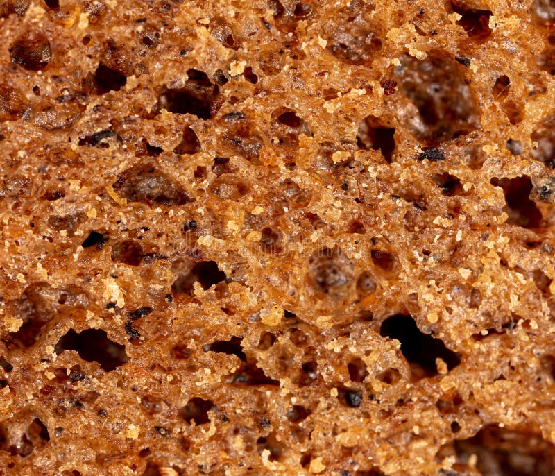 Black Rye Bread As an Abstract Background Stock Image - Image of ...