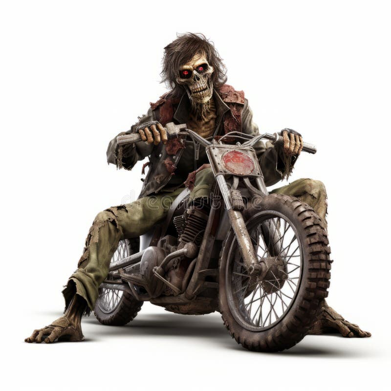 Zombie Rider Skeleton Wallpaper - Realistic and Detailed 32k Uhd ...