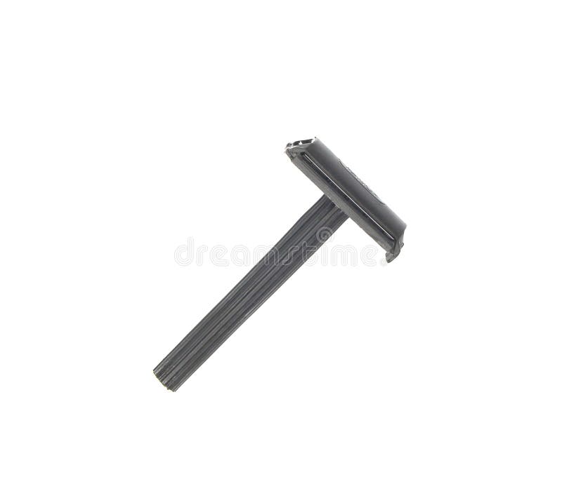 Metal Black Zip Fastener Close Up Isolated on White Stock Image - Image ...
