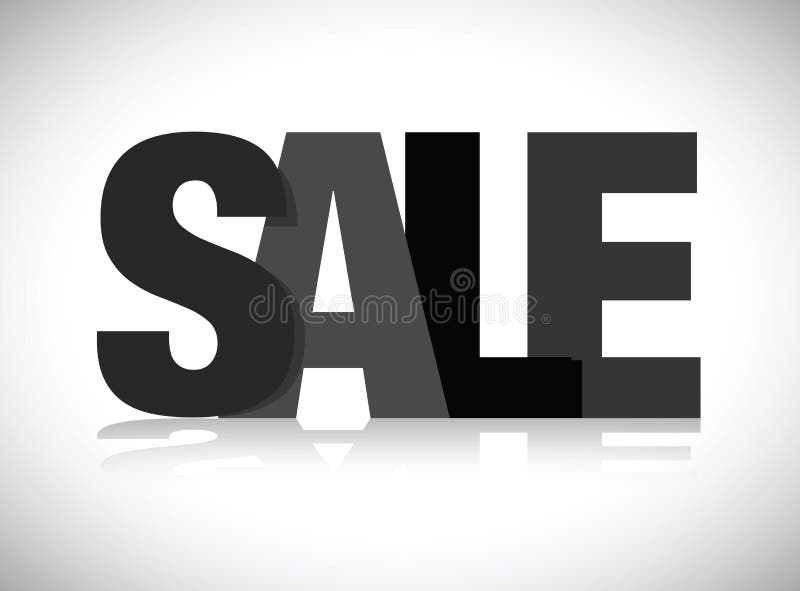 Black sale sign stock illustration. Illustration of promotion - 94718616
