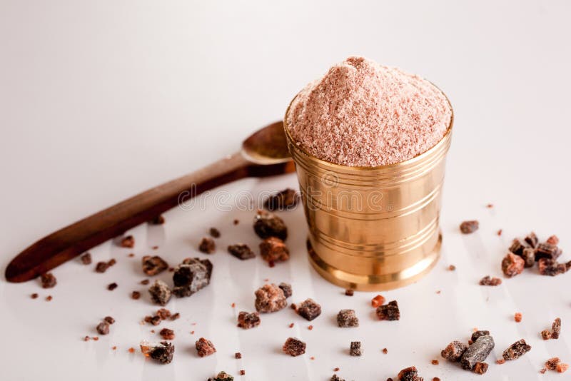 Black Salt Powder stock photo. Image of pink, mineral - 38459042