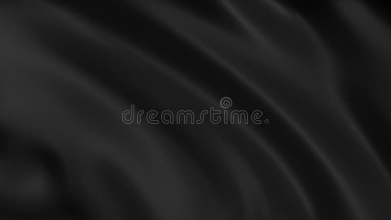 Black Satin Silk Fabric Wave Background Loop Stock Video - Video of ...