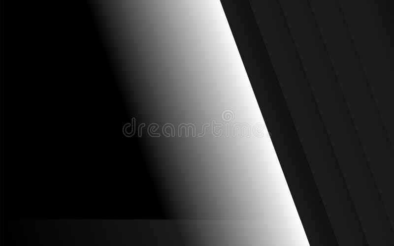 Abstract Black White Background with Light Effect. Stock Vector ...