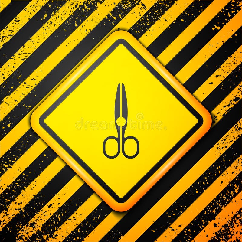 Warning Shear Points Sharp Edges Symbol Sign ,Vector Illustration ...