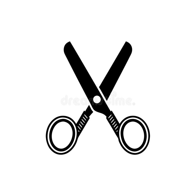 Black Scissors Vector Illustration for Design and Craft Projects Stock ...