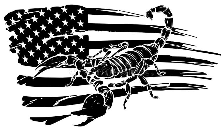 Scorpion Shadow Black Stock Illustrations – 242 Scorpion Shadow Black ...