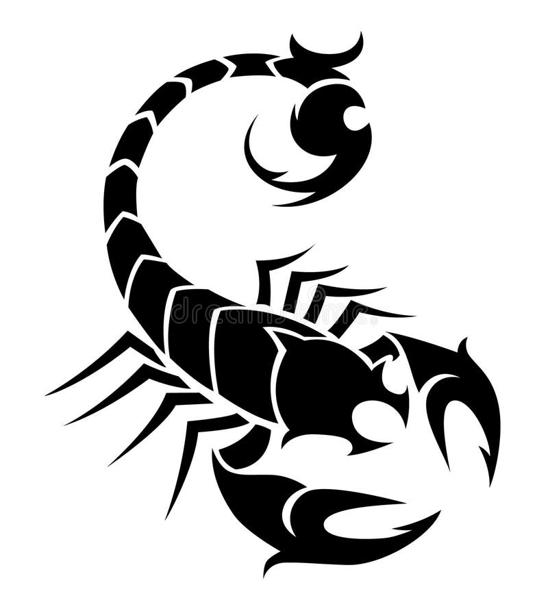 Black scorpion stock illustration. Illustration of pincers - 37149444