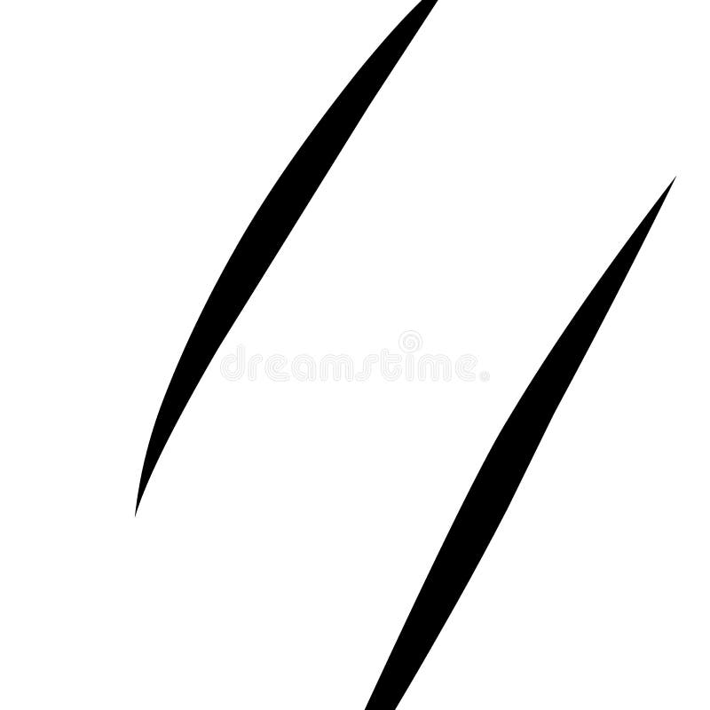 2 Black Scratch Marks on a White Background Stock Image - Image of ...