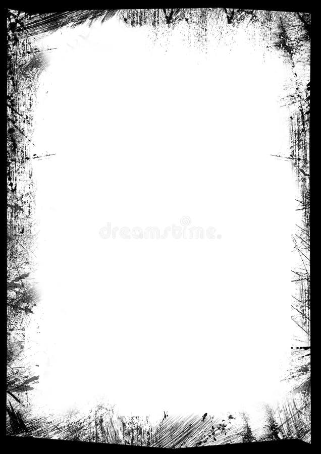 Black scratches border stock illustration. Image of frame - 4364077