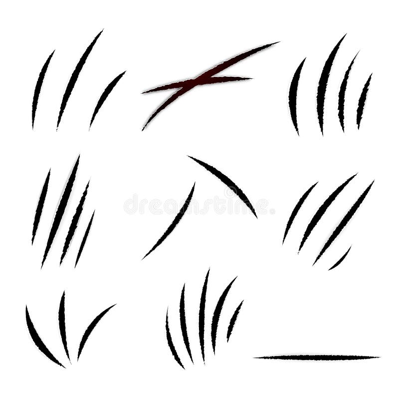 Wolf Scratches Stock Illustrations – 183 Wolf Scratches Stock ...