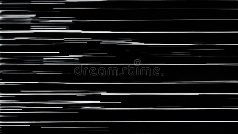 A Black Screen with a Horizontal Line Glitching Stock Footage - Video ...