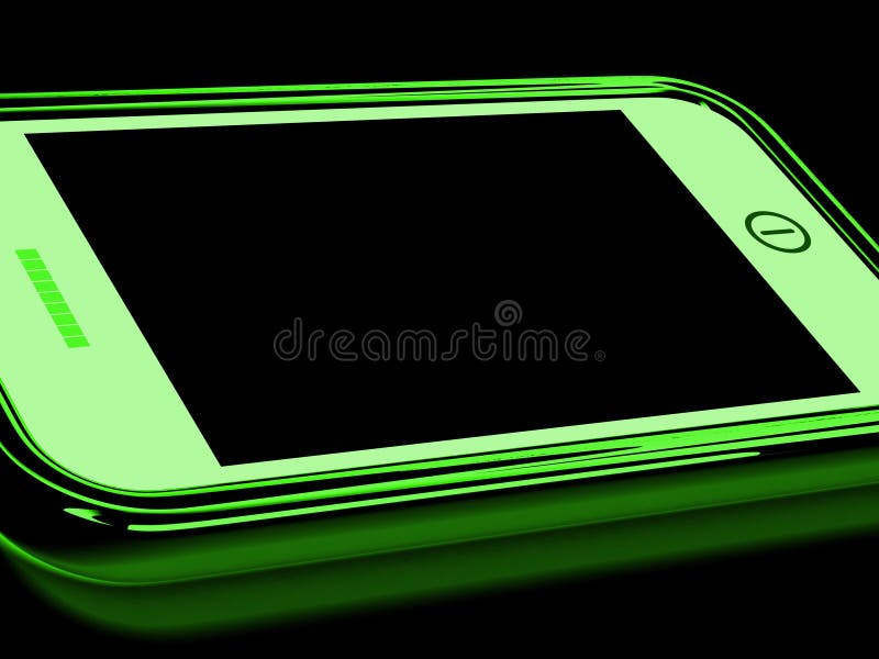 Black Screen on Smartphone Shows Broken Display Stock Illustration ... Black Screen on Smartphone Shows Broken Display Stock Illustration ...