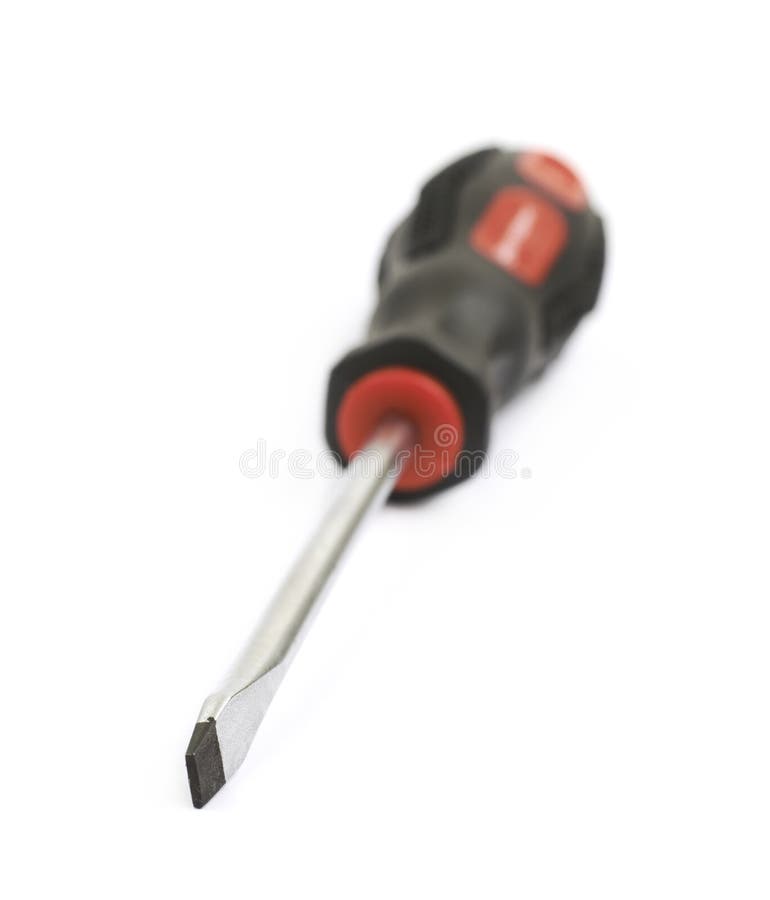 Black screwdriver stock photo. Image of carpentry, carpenter - 122468626