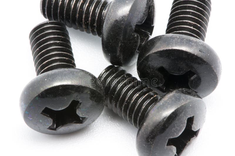 Black screws stock photo. Image of shiny, metallic, repairing - 31722136