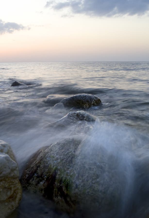 Black sea stock photo. Image of black, solitude, romantic - 14656922