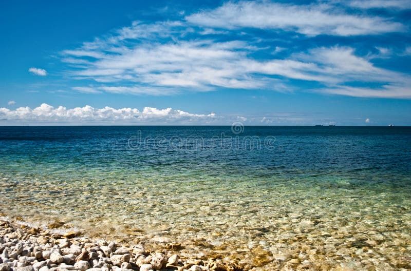 Black Sea stock image. Image of shingle, marine, sunny - 14938875