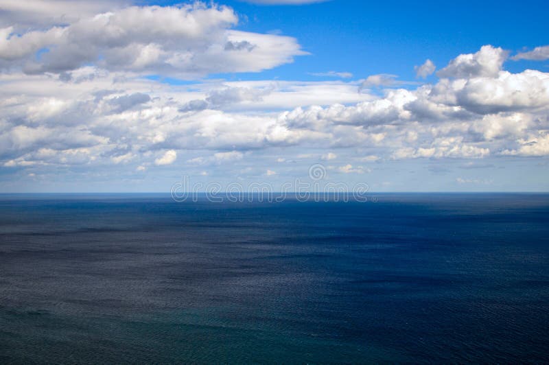 Dead Calm-Glassy Sea Sailing Yacht Boat Stock Photo - Image of flat ...