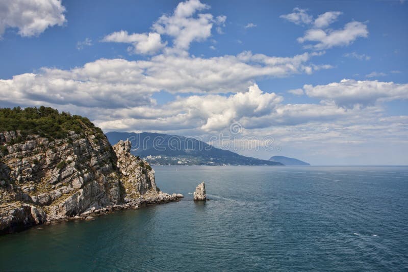 Black Sea Near Yalta in Ukraine Stock Image - Image of ukraine ...