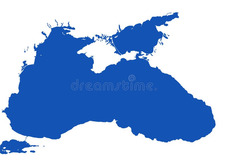 Black Sea Vector - Cdr Format Stock Vector - Illustration of islands ...