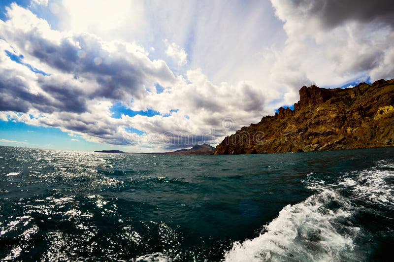 Black Sea View from a boat stock image. Image of geographic - 44272565