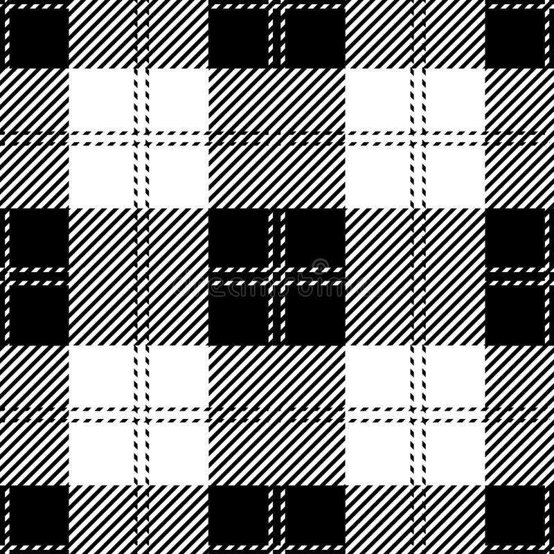 Black Seamless Tartan Plaid Stock Vector - Illustration of seamless ...