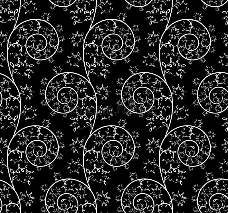 Seamless Pattern with Compasses Drawn with Floral Elements Stock Vector ...