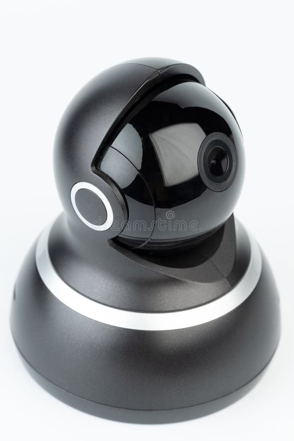 Black security camera stock photo. Image of system, degrees - 357294762