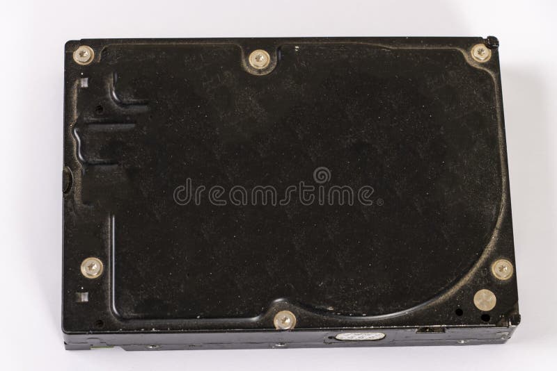 Black Server Computer in a Tower Case on a White Table in the Office ...