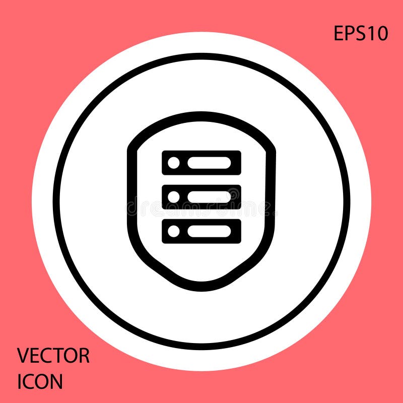 Black Firewall, Security Wall Icon Isolated on Transparent Background ...