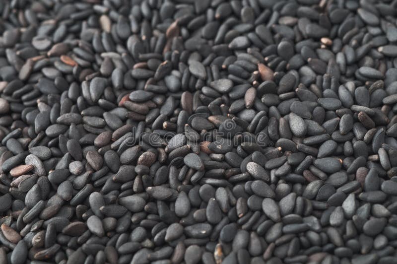 Black Sesame Close Up Shot. Stock Image - Image of sesame, herb: 84096097