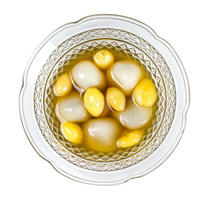 Black Sesame Dumpling in Ginger Tea Recipes Stock Photo - Image of soup ...